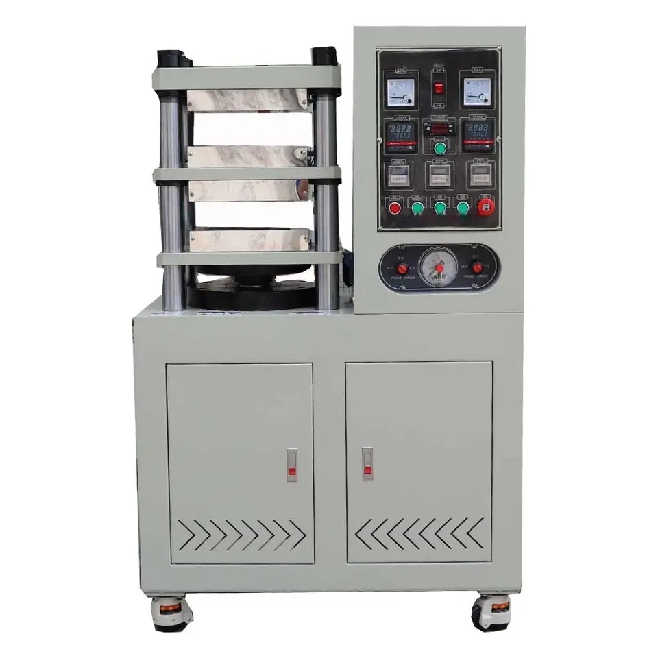 Double layers Heat and cooling Rubber Vulcanizing Press Machine